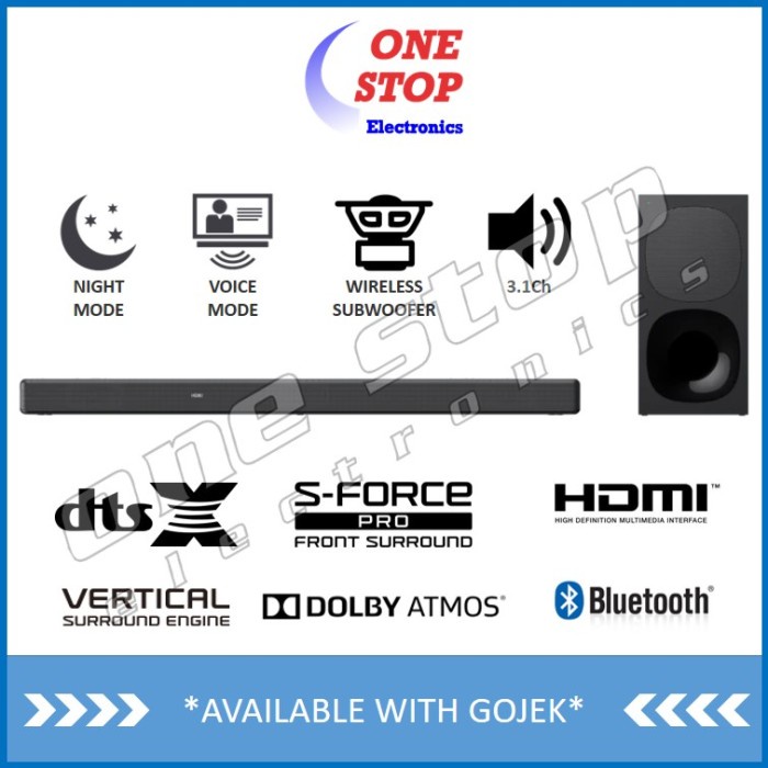 Jual New Sony Ht-G700 Soundbar With Bluetooth Dolby Atmos / Dts:X 3.1Ch ...