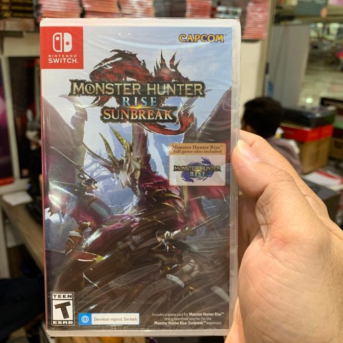 Jual Nintendo Switch Mh Rise Monster Hunter Rise + Mh Sunbreak DLC ...