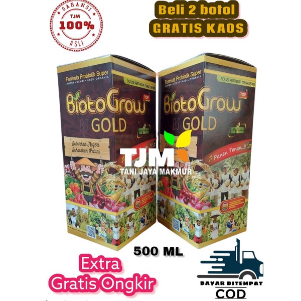 Jual Biotogrow gold 500 ml/pupuk organik cair/biotogrow 500mlr ...