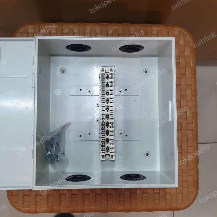 Jual BOX MDF TELEPON 10 PAIR / TERMINAL BOX MDF FIBER 10 PAIR +LSA ...