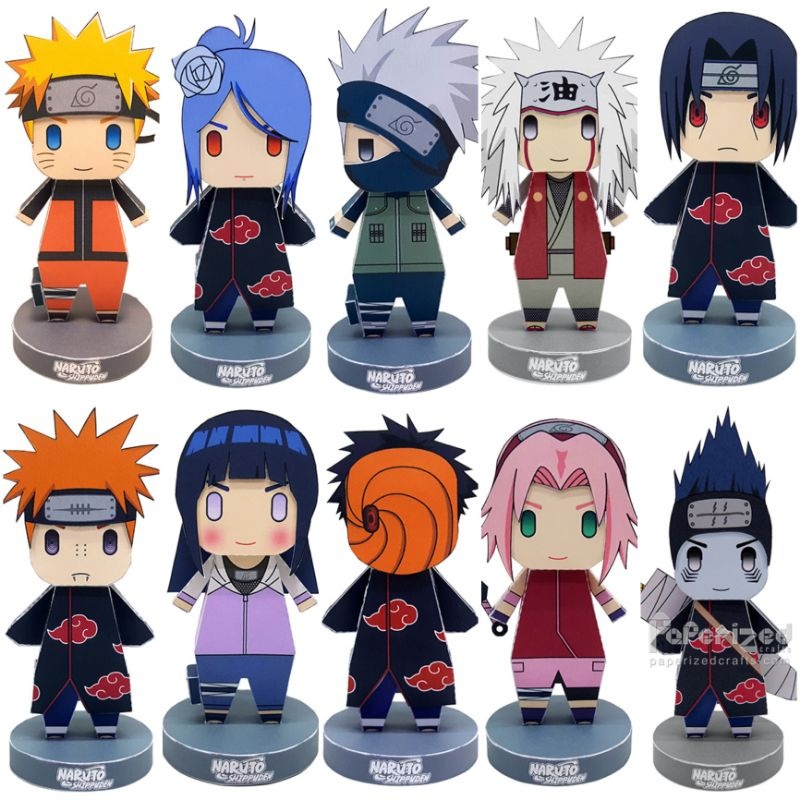 Jual Papercraft Anime Naruto Team Miniatur Kertas | Shopee Indonesia