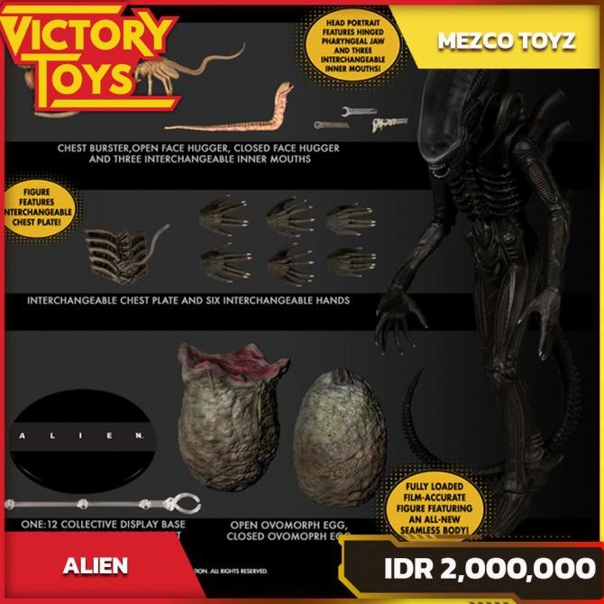 Jual Alien One:12 Collective By Mezco Toyz | Shopee Indonesia