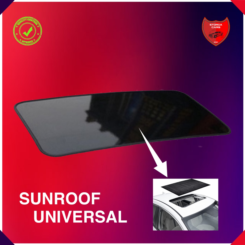 Jual DUMMY SUNROOF BLACK SOLID VARIASI UNIVERSAL MOBIL | Shopee Indonesia