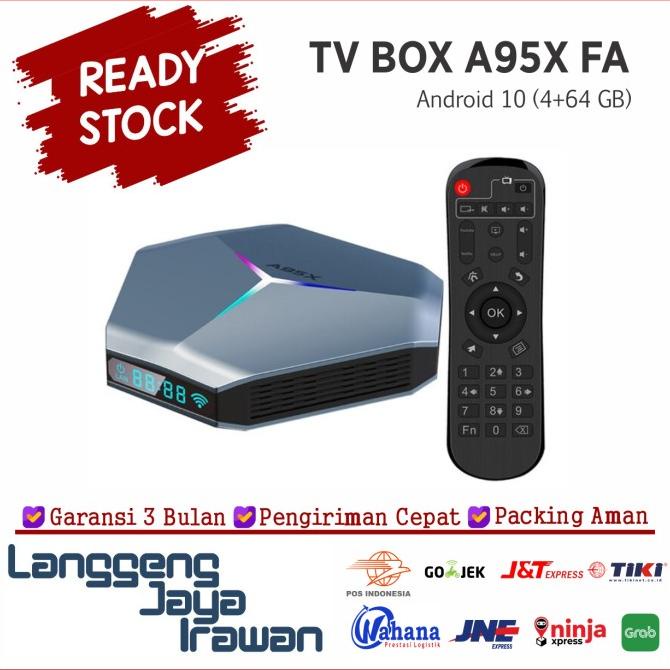 Jual A95X F4 TV Box 8K Android 10 Amlogic S905X4 4+64GB not Xiaomi Mi ...