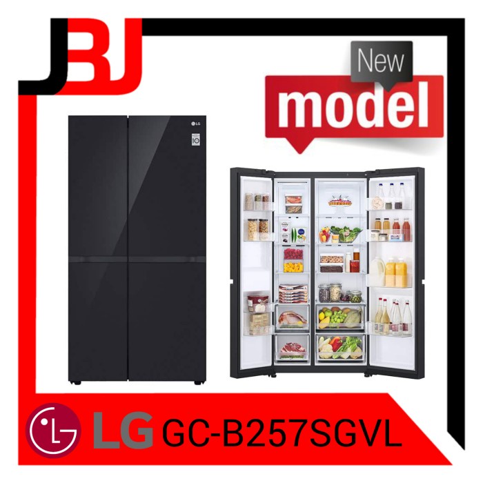 Jual LG SIDE BY SIDE GCB257SGVL KULKAS 2 PINTU INVERTER LG GCB257 257SGVL | Shopee Indonesia