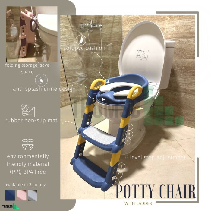 Jual Potty Training Seat Dengan Tangga/ Pispot Anak Dengan Tangga ...