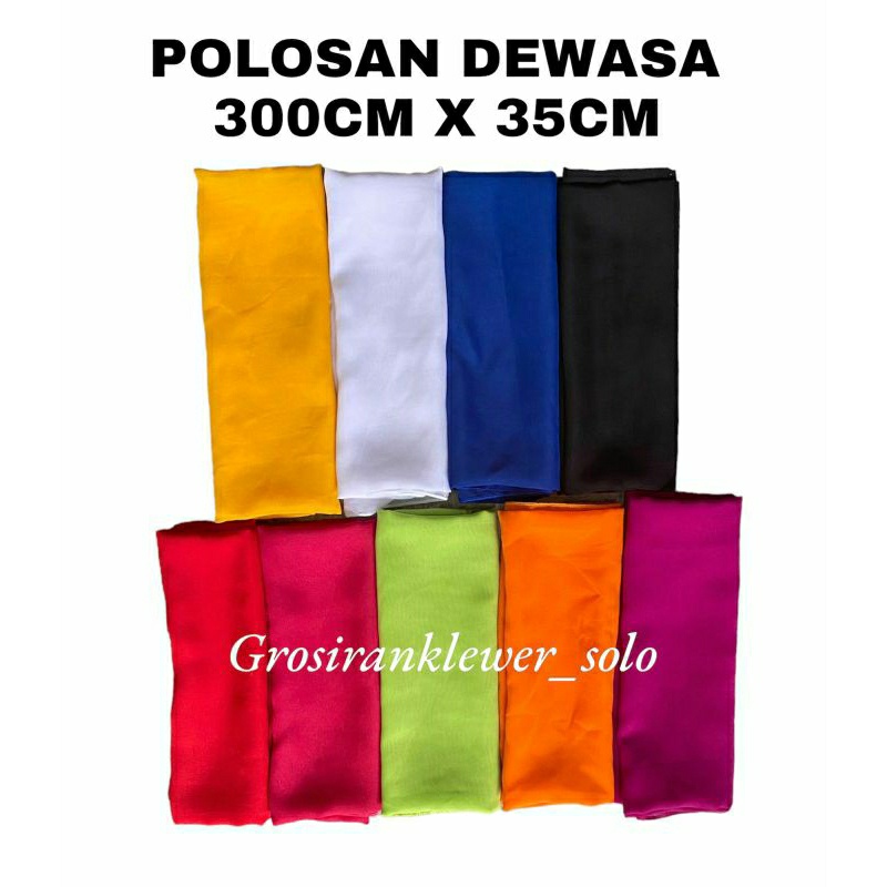 Jual AAF SAMPUR TARI POLOSAN TANPA RONCE UNTUK DEWASA 300CM X 35CM TKV ...