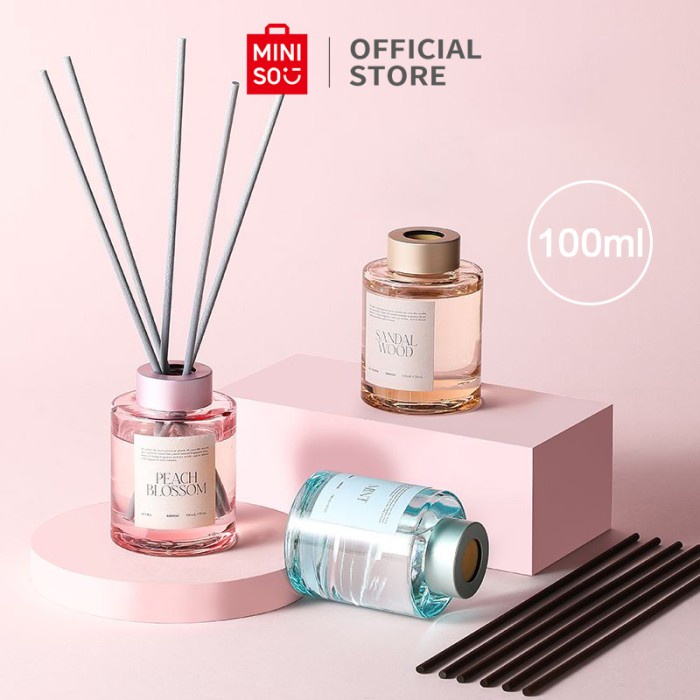 Jual MINISO REED DIFFUSER 100ML PENGHARUM RUANGAN AROMATHERAPY ...