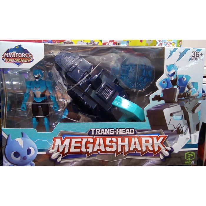 Jual FLASH SALE!!! SALE: MINI FORCE SUPER DINO POWER TRANS HEAD TYRAKA ...