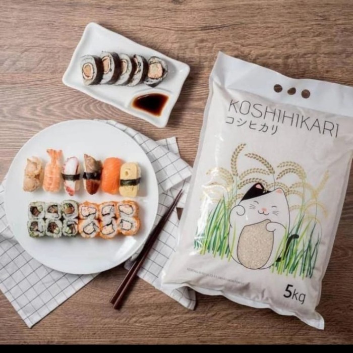 Jual Koshihikari Beras Jepang 5 kg / koshihikari Rice / koshikari 5 kg ...