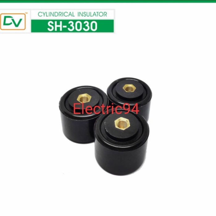 Jual Insulator DV 30 x 30 M6 / Isolator Busbar / Dudukan Bus bar ...