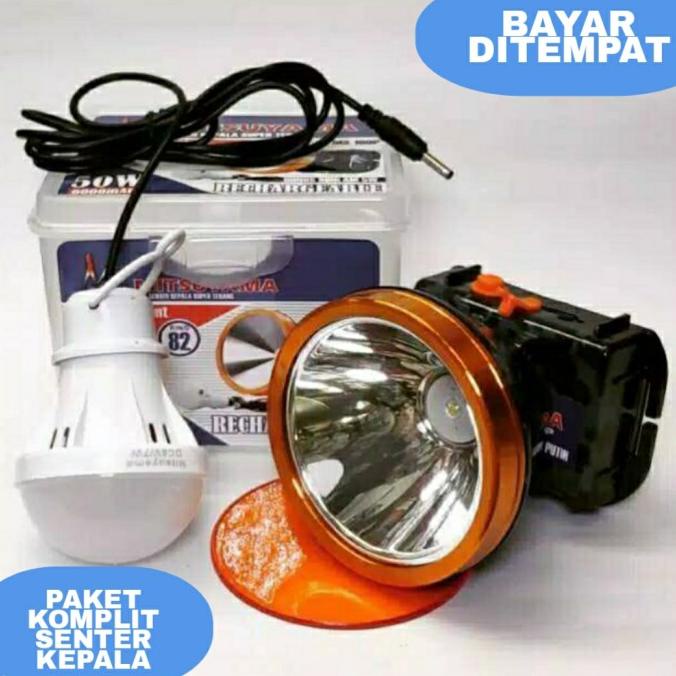 Jual Headlam Led 50W / Senter Kepala Led 50Watt Super Terang Ms - 160P Lam Kode 1060 | Shopee ...