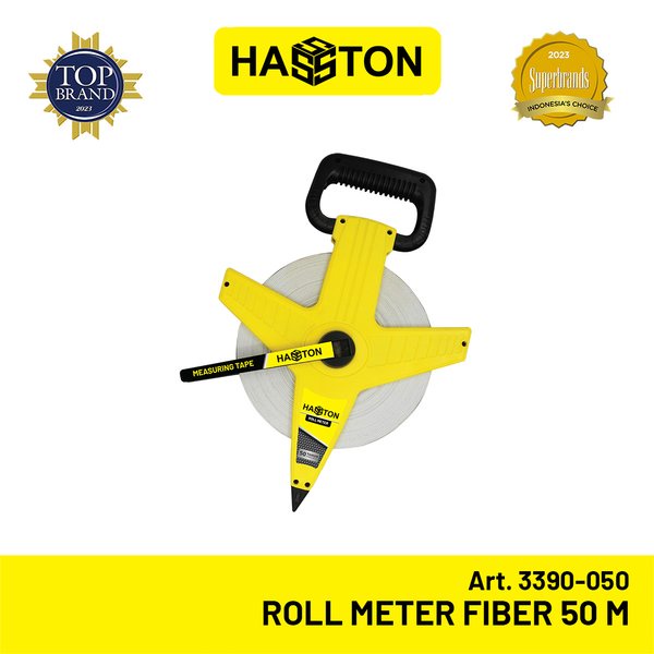 Jual Roll Meter Fiber Mdl. Stang 50m 3390-050 HASSTON | Shopee Indonesia