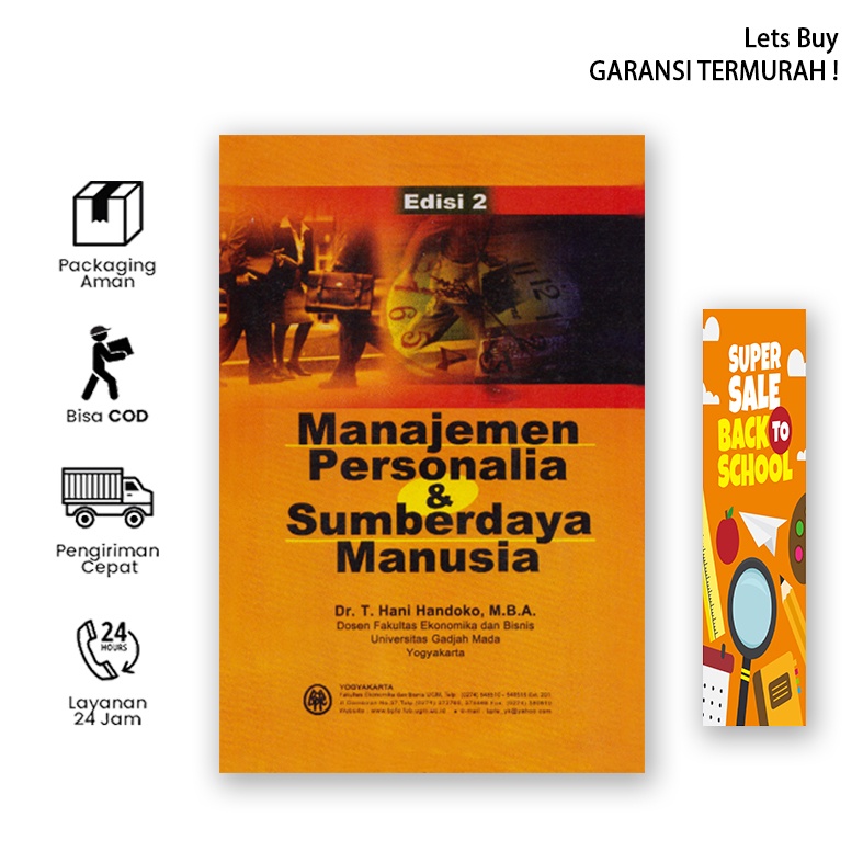 Jual MANAJEMEN PERSONALIA & SUMBER DAYA MANUSIA EDISI 2 HANI HANDOKO ...