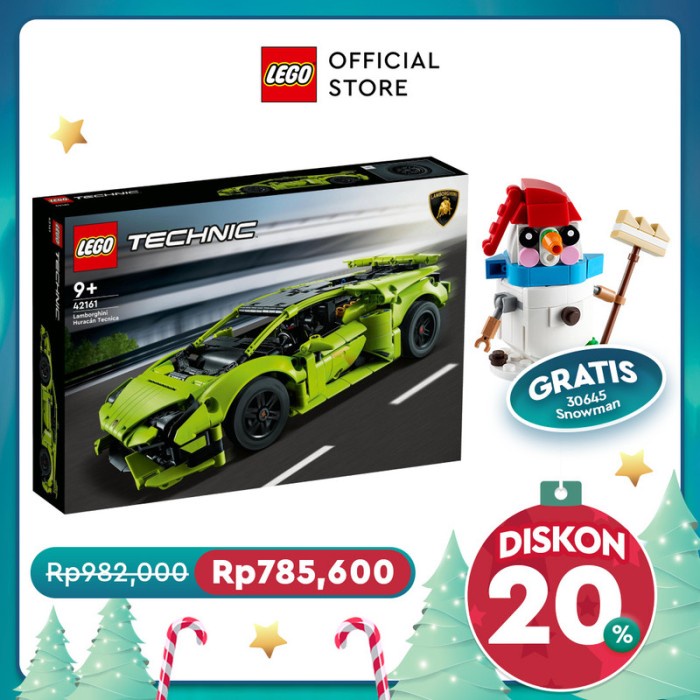 Jual Lego Technic 42161 Lamborghini Huracn Tecnica Building Toy Set ...