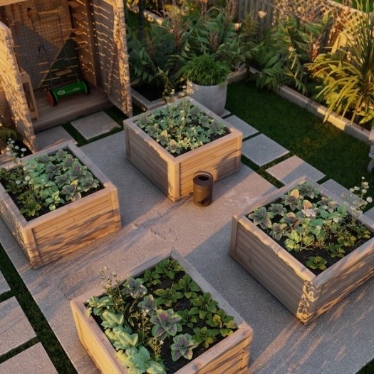 Jual PLANTER BOX TANAM KAYU ESTETIK UNTUK POT TANAMAN DAN DEKORASI ...