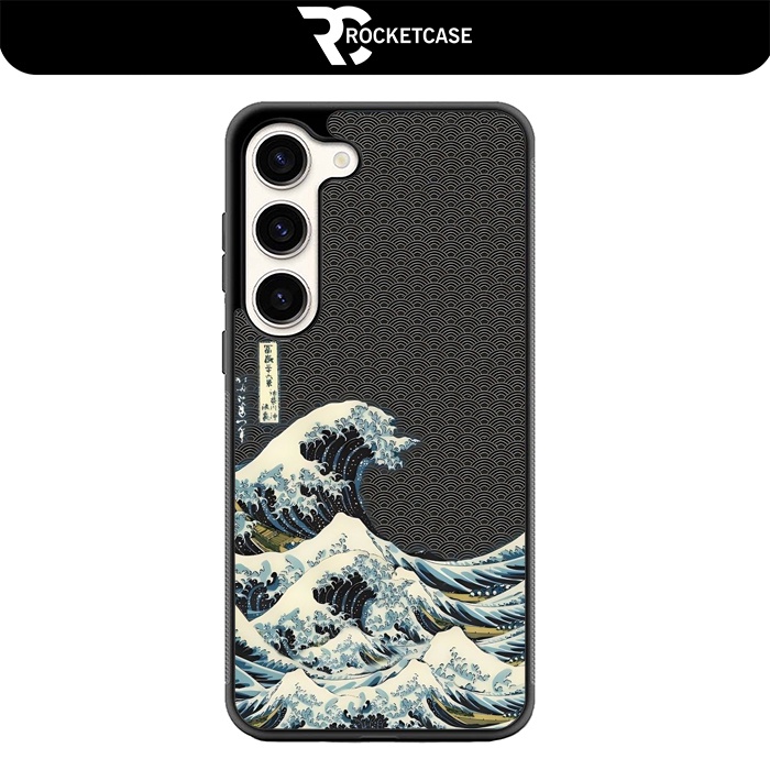 Jual Case Casing Samsung Galaxy S25 S24 S23 S22 S21 S20 Ultra Plus FE Japan Wave RC0165 | Shopee ...