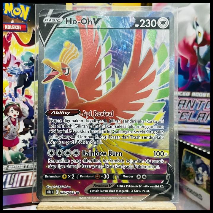 Jual TERMURAH HOOH HO-OH V SR SECRET RARE FULL ART POKEMON GO KARTU TCG INDONESIA | Shopee Indonesia