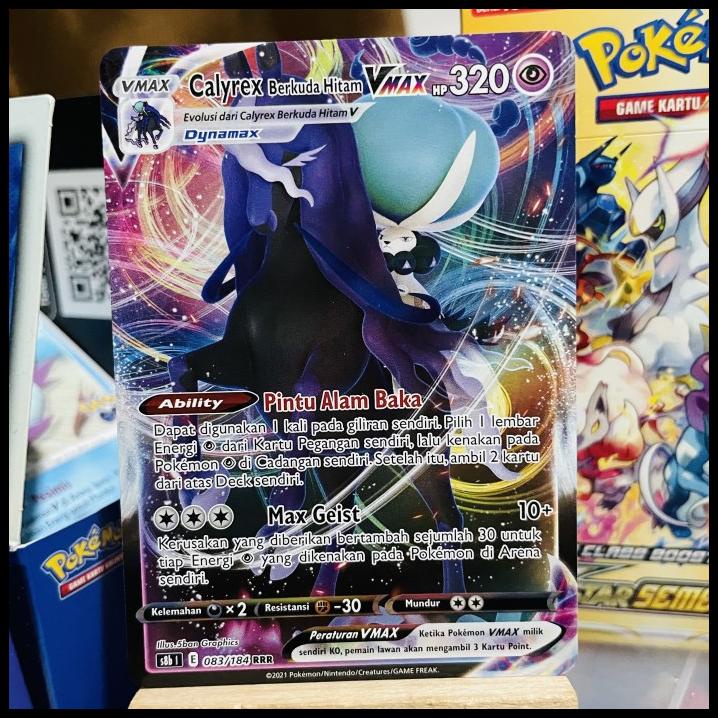 Jual TERBARU CALYREX BERKUDA HITAM VMAX V MAX - KARTU POKEMON INDONESIA ...