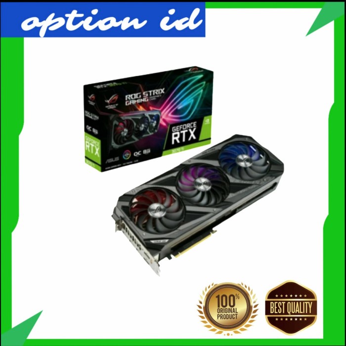 Jual VGA Nvidia ASUS ROG Strix RTX 3070 Ti OC 8G - 8GB GDDR6X RTX ...
