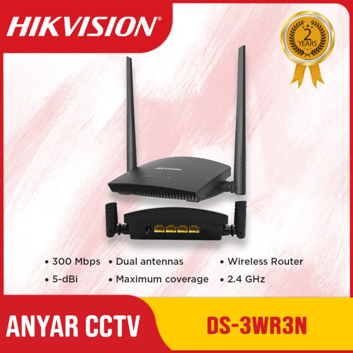 Jual HIKVISION DS-3WR3N WIRELESS ROUTER HIKVISION | Shopee Indonesia