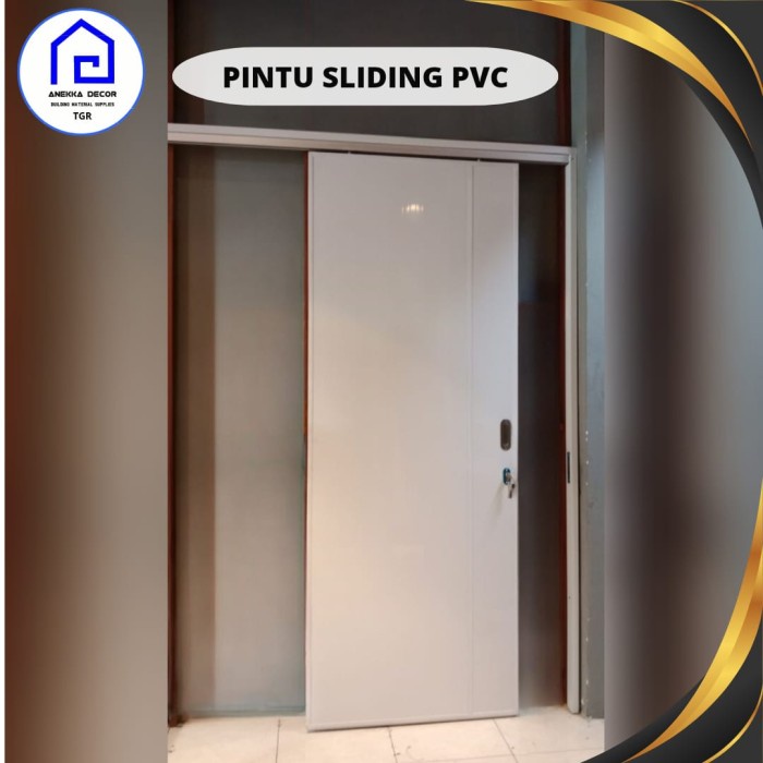 Jual PINTU GESER / SLIDING KAMAR / PINTU KAMAR MANDI PVC | Shopee Indonesia
