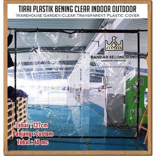 Jual Terbaru Plastik Pvc Bening Penutup Balkon Garasi Penahan Hujan ...