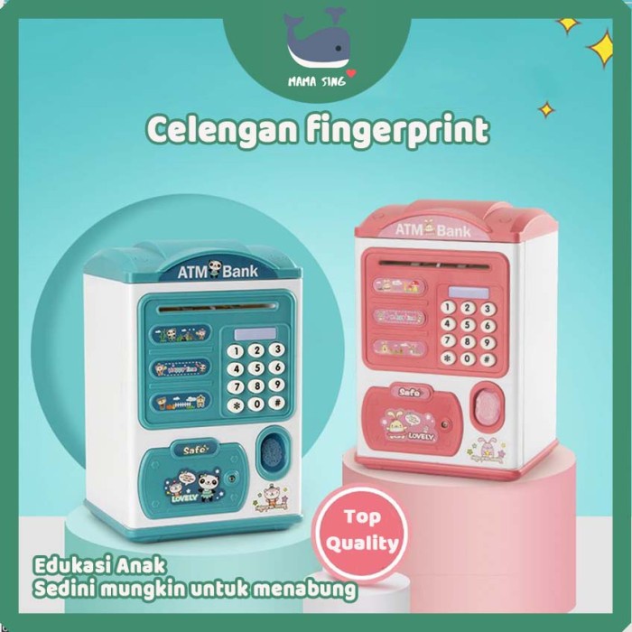Jual Brankas - Celengan Fingerprint Mama Sing Brankas Mainan Tabungan ...