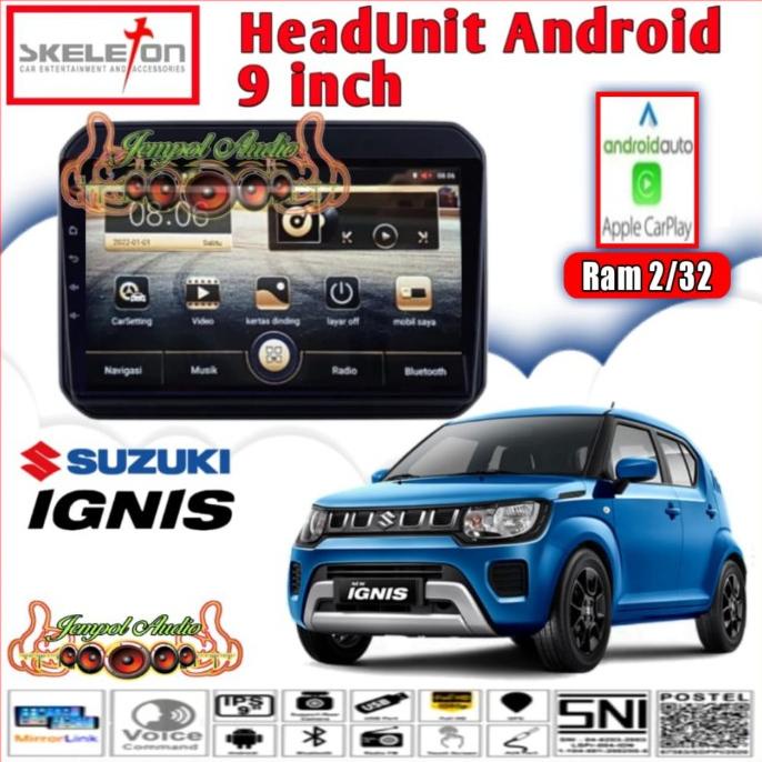 Jual Head Unit Android Skeleton 9 Inch OEM Suzuki Karimun Ignis | Shopee Indonesia