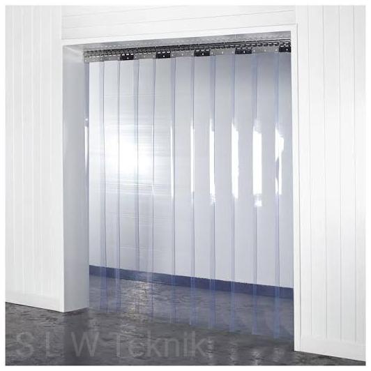 Jual Tirai Plastic PVC Curtain 100 x 240 ( Lengkap dengan Bracket ...