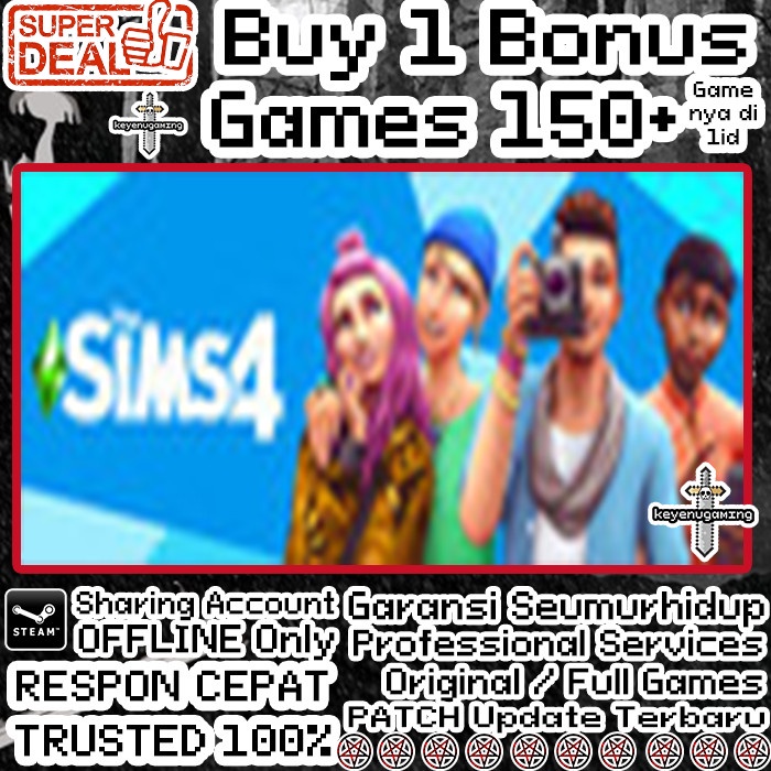 Jual The Sims 4 Buy 1 Get 150 GAME Original PC Game KOLEKSI | Shopee ...