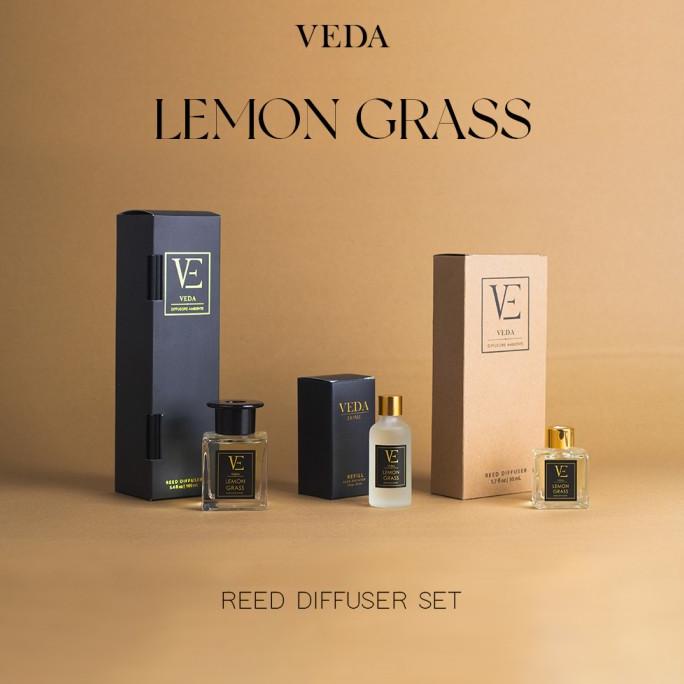 Jual Veda Reed Diffuser 160ml - Lemongrass - Pengharum Ruangan ...