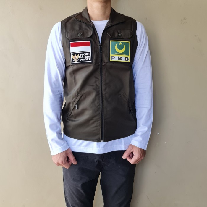 Jual Rompi Tactical PARTAI PBB 1 Set Emblem Premium | Shopee Indonesia