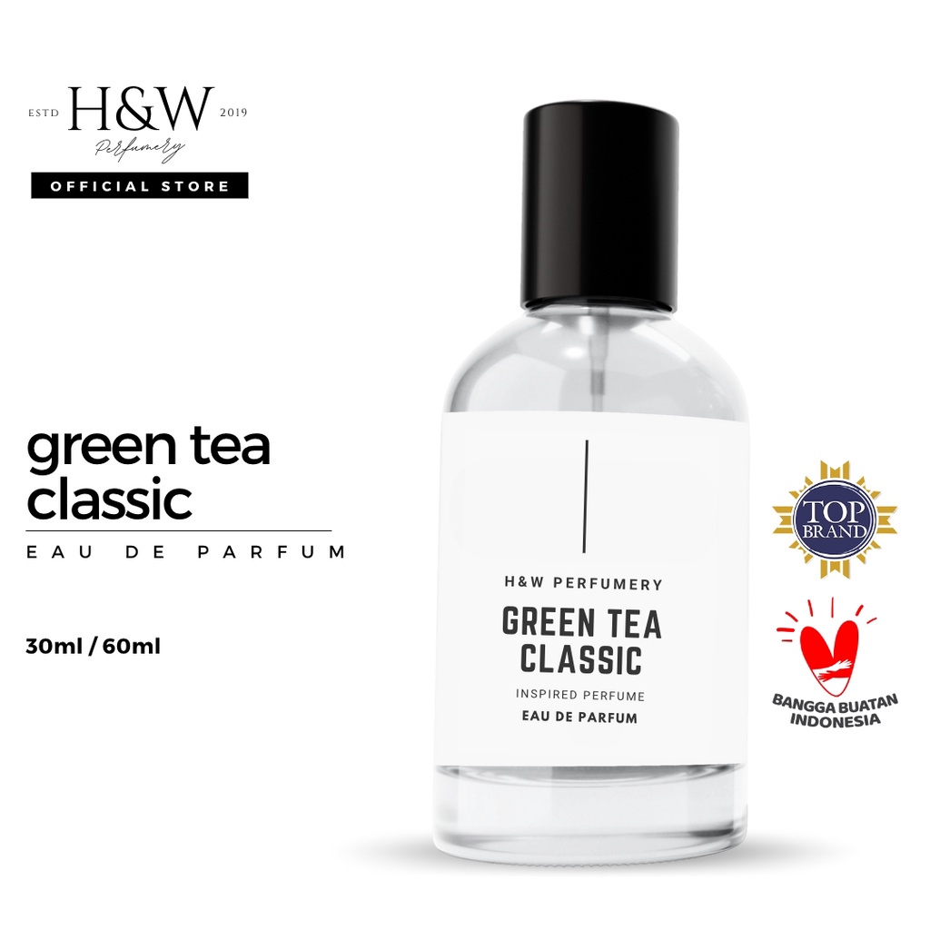 Jual Parfum Wanita Aroma GREEN TEA CLASSIC by HW Perfumery Parfum Cewek ...