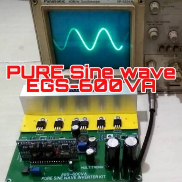 Jual Puresinewave kit Inverter EGS 600 VA multitronik | Shopee Indonesia