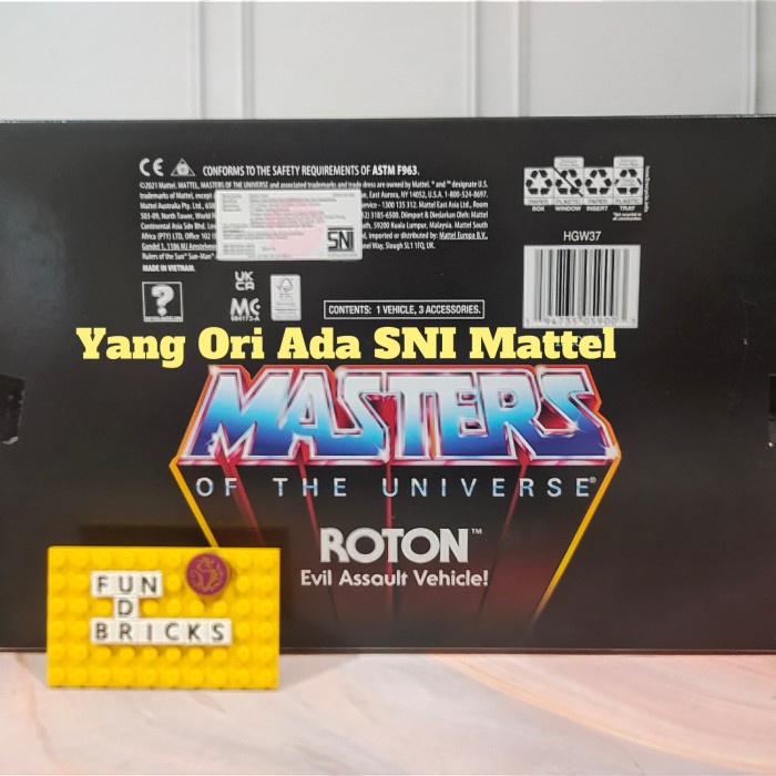 Jual masters of the universe roton evil assault original mattel ...