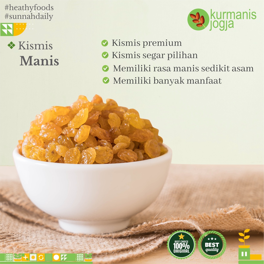 Jual kismis manis anggur kering raisin raisins golden | Shopee Indonesia