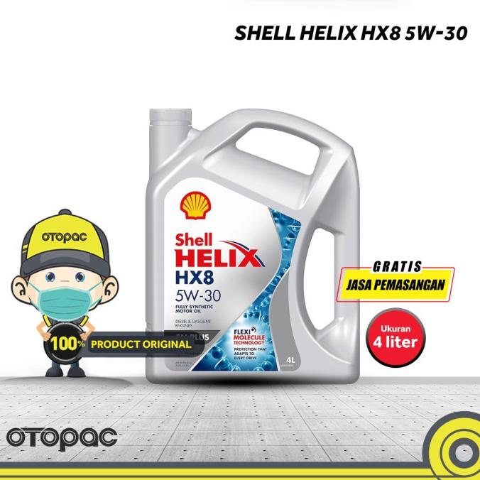 Jual OLI SHELL HELIX HX8 5W-30 Galon Original | Shopee Indonesia