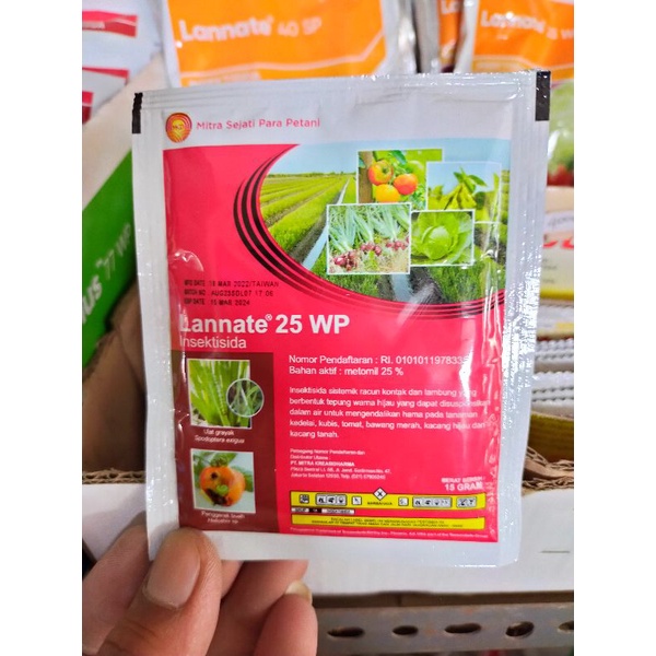 Jual insektisida LANNATE 25wp kemasan 15 gram | Shopee Indonesia