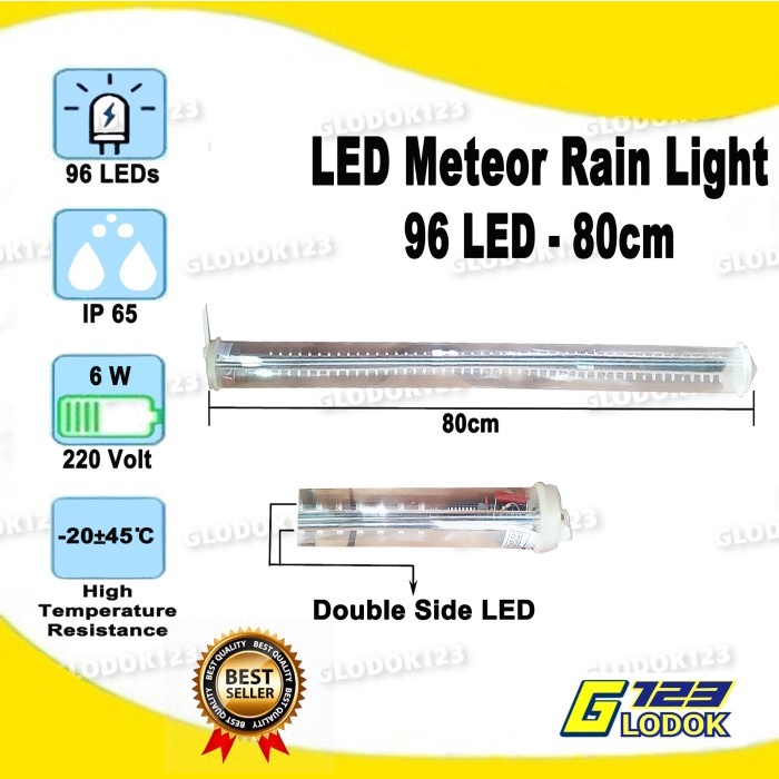 Jual Lampu Meteor Shower Rain Led Light Hujan Gantung Hias Natal ...