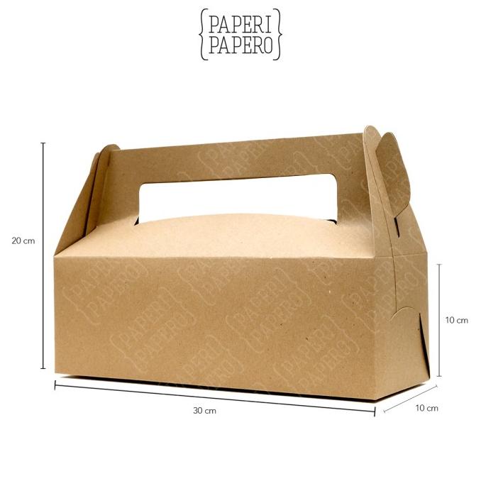 Jual Horizontal Gable Box (30 X 10 X 10 Cm) - Box Packaging Hampers ...
