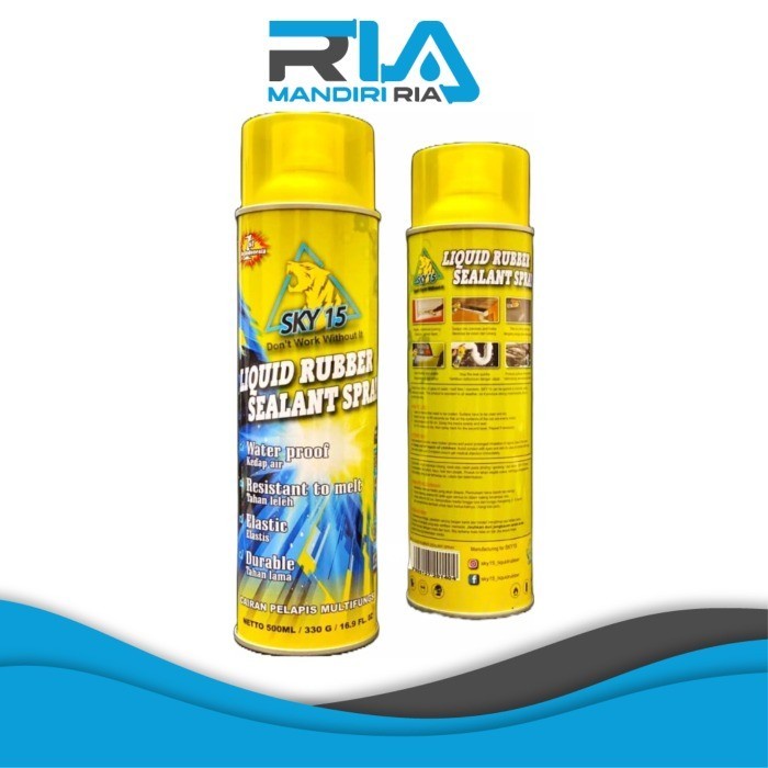 Jual Ready Liquid Rubber Sealant Spray / Cairan Anti Bocor Sealant Sky-15 500ml | Shopee Indonesia