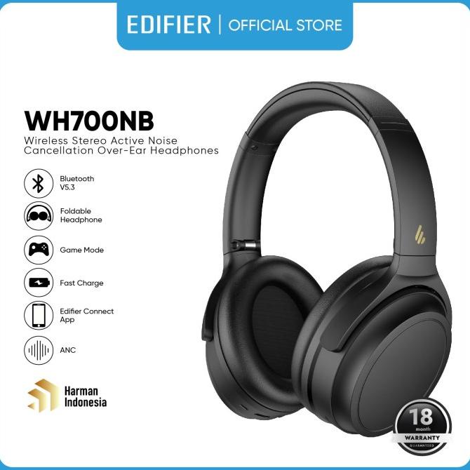 Jual EDIFIER WH700NB Wireless Stereo ANC Over-Ear Headphone | Shopee ...