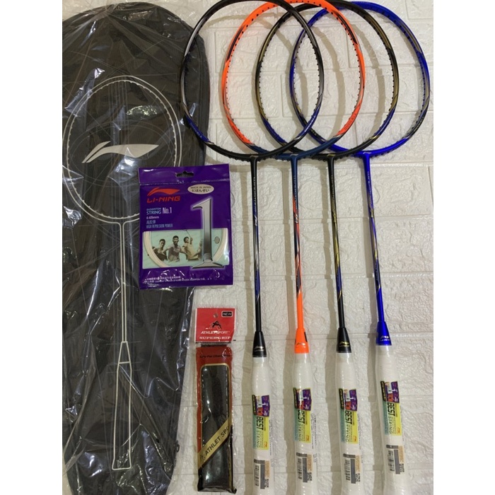 Jual Raket Badminton Lining New Colour Ws Windstorm 74 Full Set ...