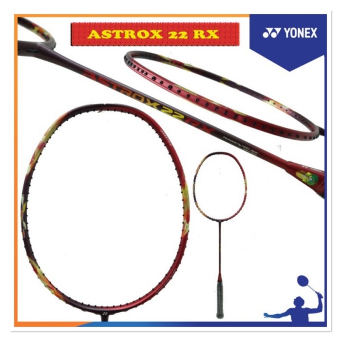 Jual Raket Badminton New Yonex Astrox 22 Rx +Senar +Grip Original Terpopuler | Shopee Indonesia