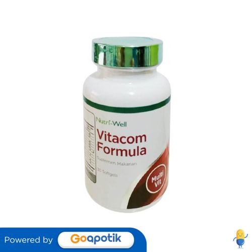 Jual NUTRIWELL VITACOM FORMULA BOTOL 30 KAPSUL | Shopee Indonesia