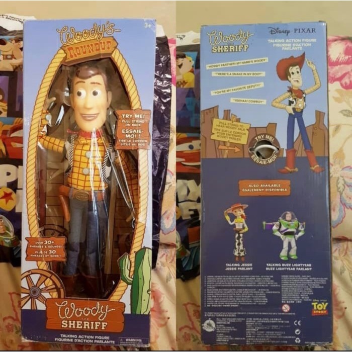 Jual Toy Story Talking Woody Original Pixar | Shopee Indonesia