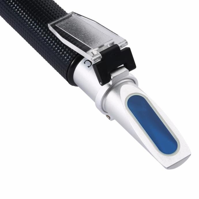 Jual Refractometer Brix Sugar 0-80% Alat Ukur Kadar Gula Larutan Cairan ...