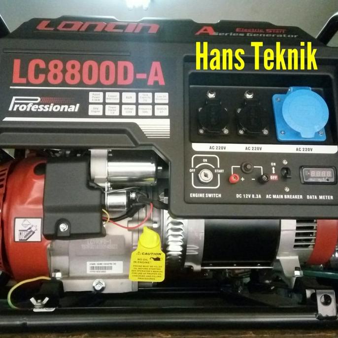 Jual Jual Murah Genset LONCIN LC 8800 D-A Generator Set Listrik LC8800D ...