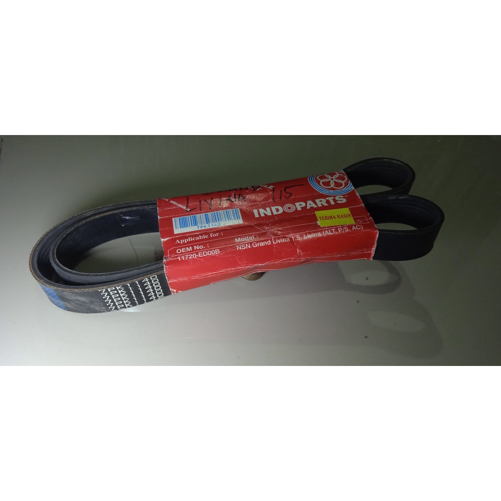Jual Fan belt TALI KIPAS nissan grand livina MARCH JUKE EVALIA 7pk1140 ...